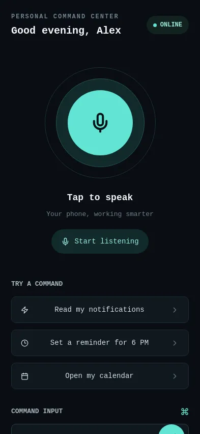 Jarvis Android Assistant