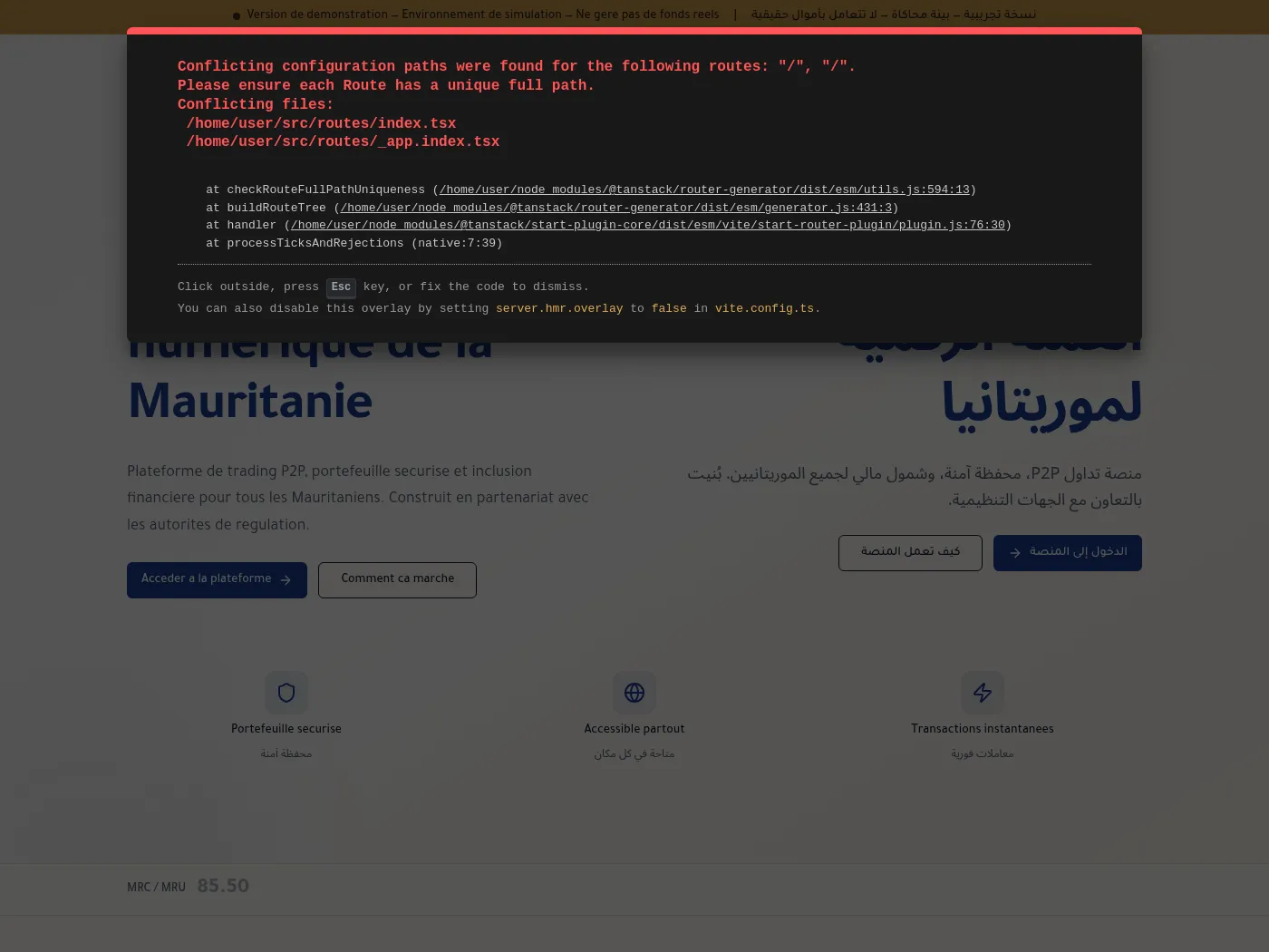 MauriCoin Demo Platform