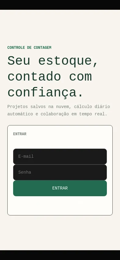 Controle de Contagem App