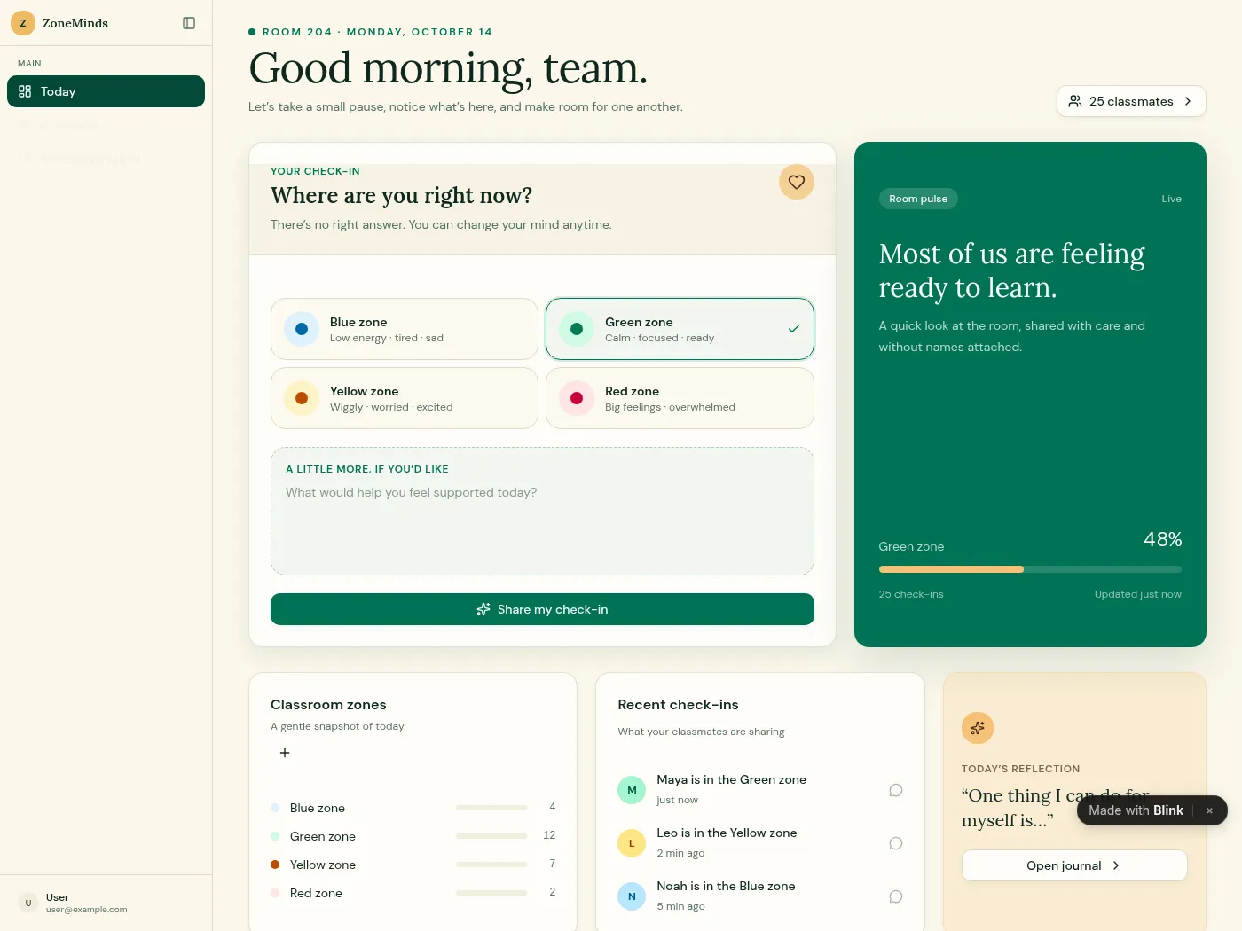 ZoneMinds Classroom App