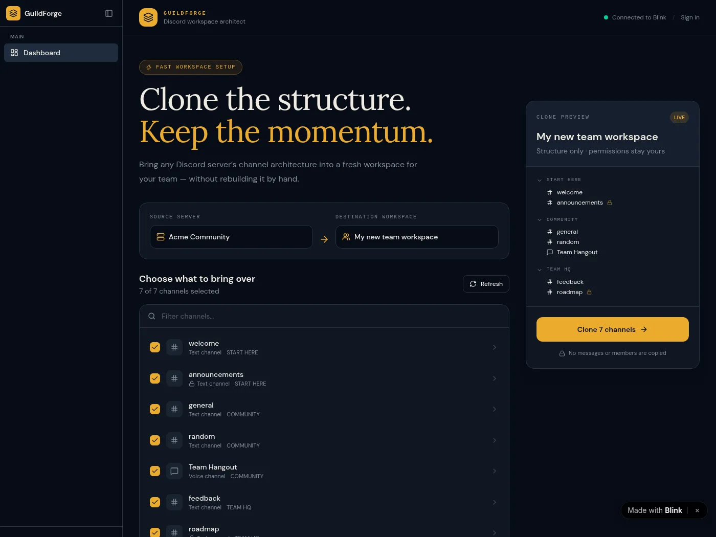 DiscordClone Workspace