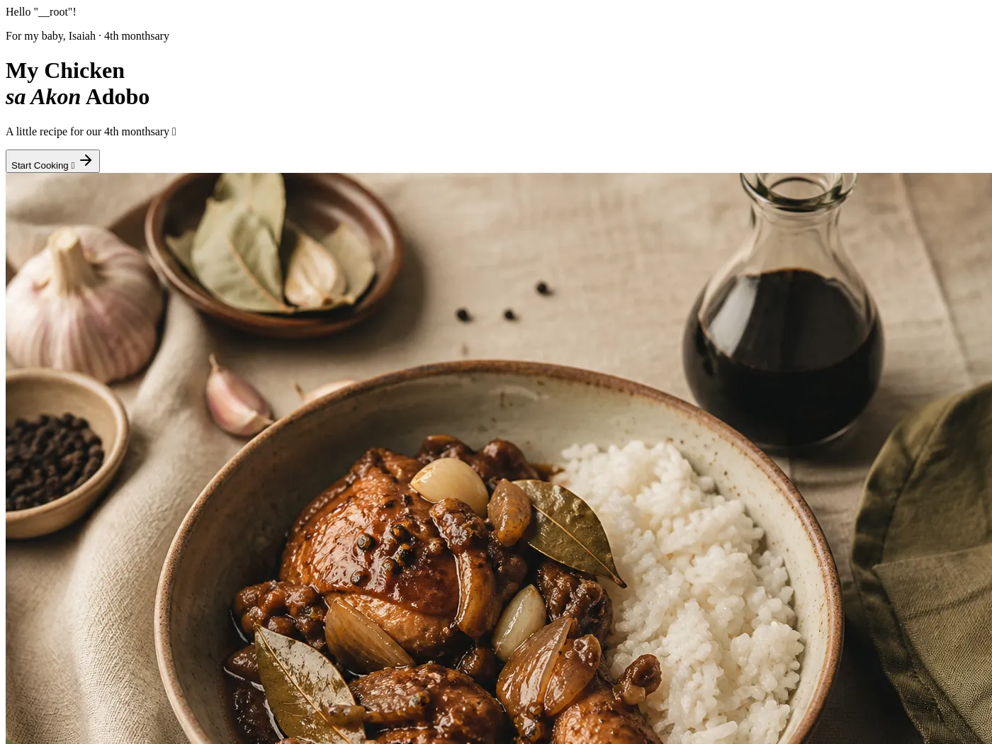 Adobo Love Recipe