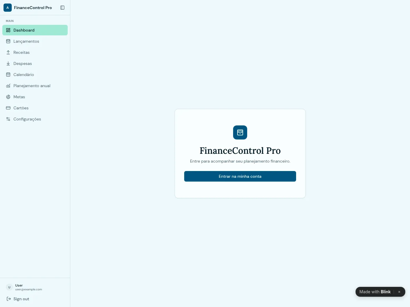 FinanceControl Pro