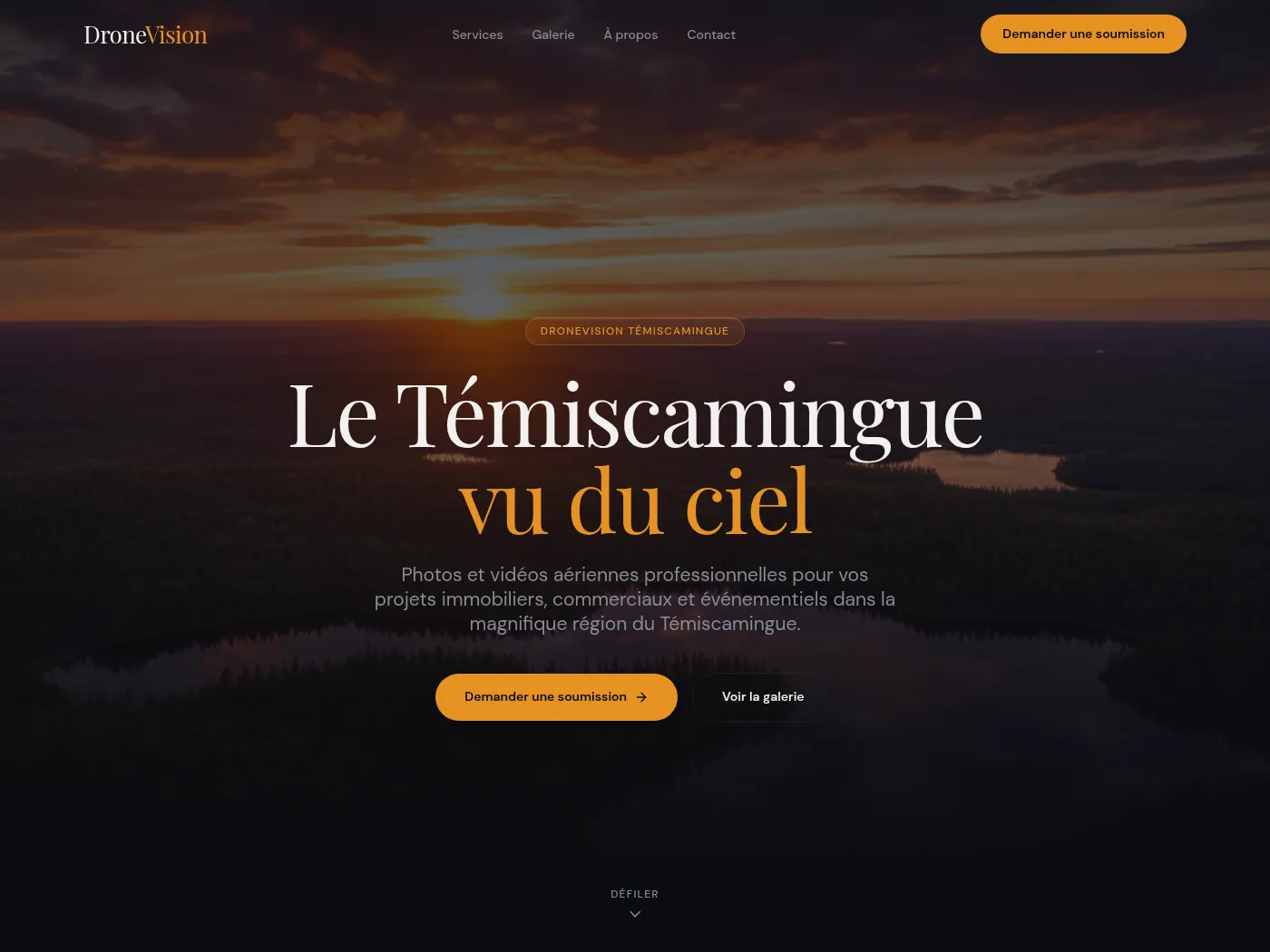 DroneVision Témiscamingue