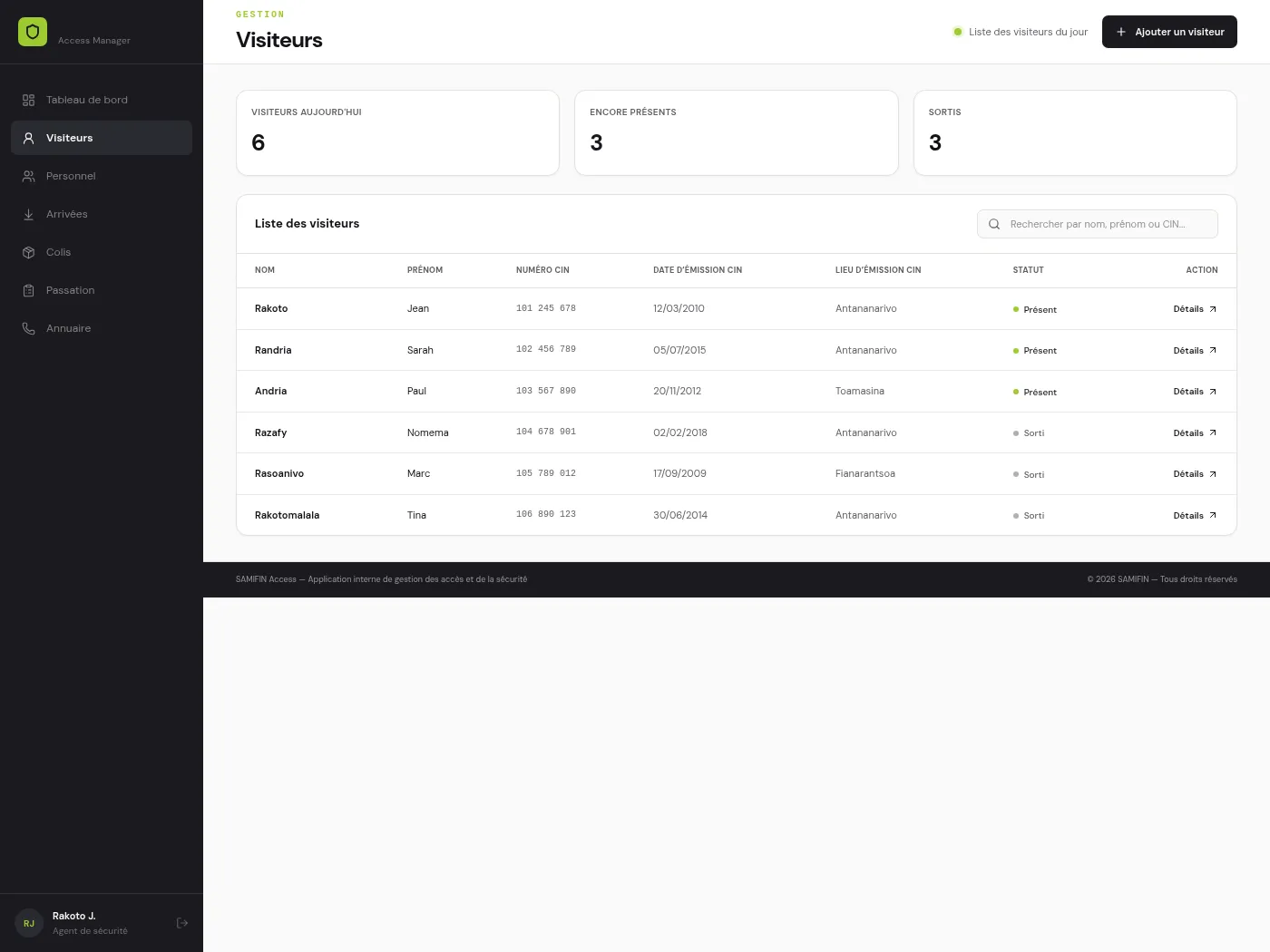 SAMIFIN Access Manager