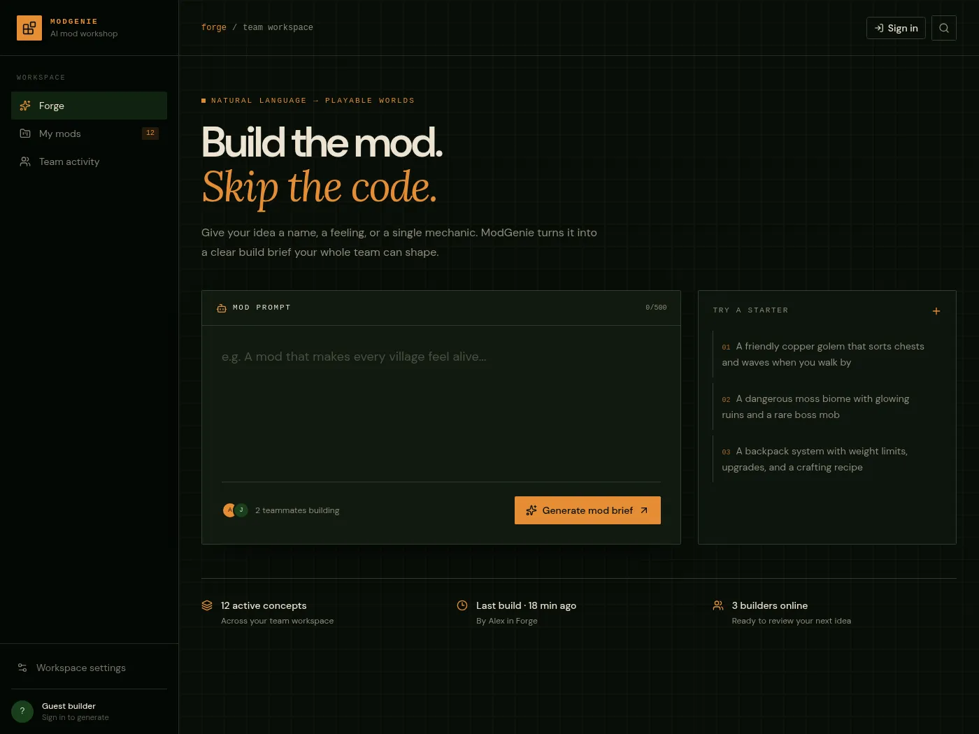 ModGenie AI