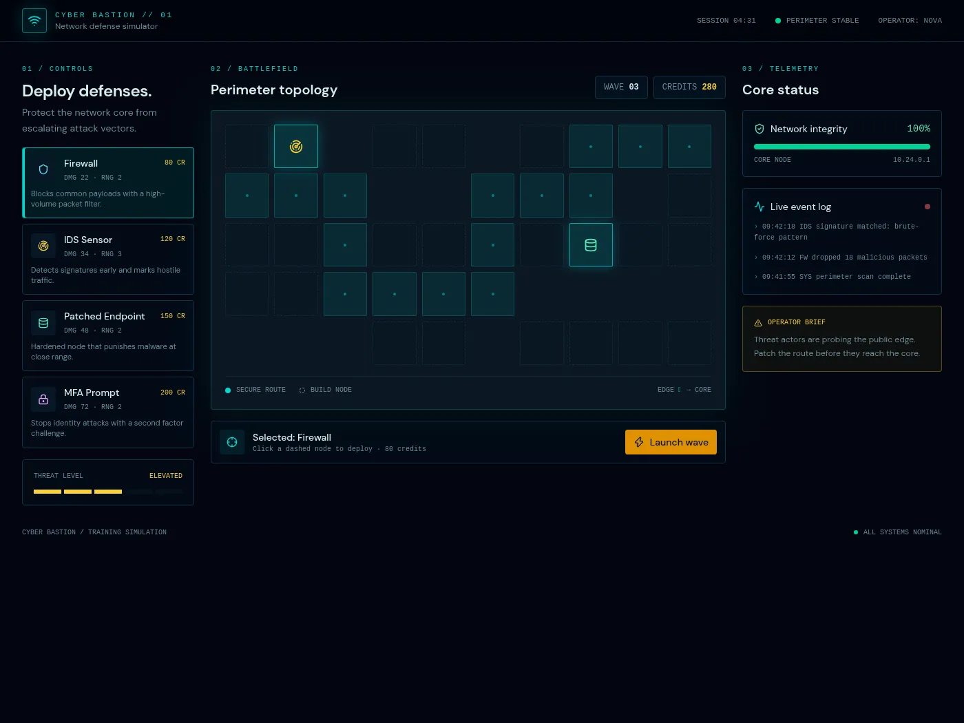 Cyber Tower Defense