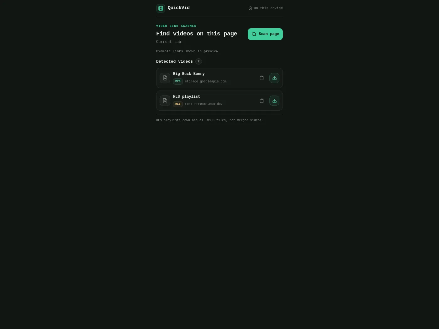 QuickVid Downloader