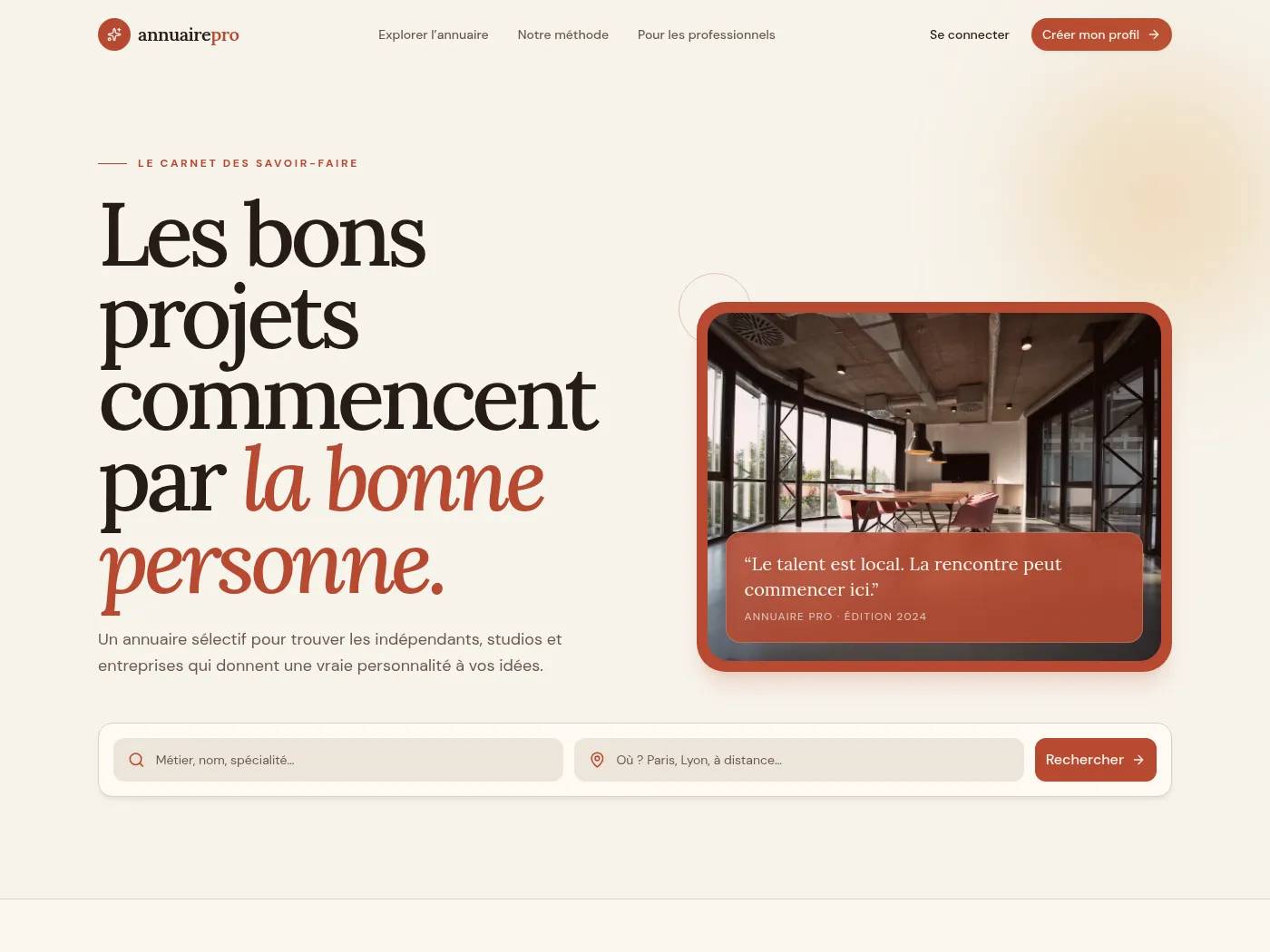 Annuaire Pro Builder