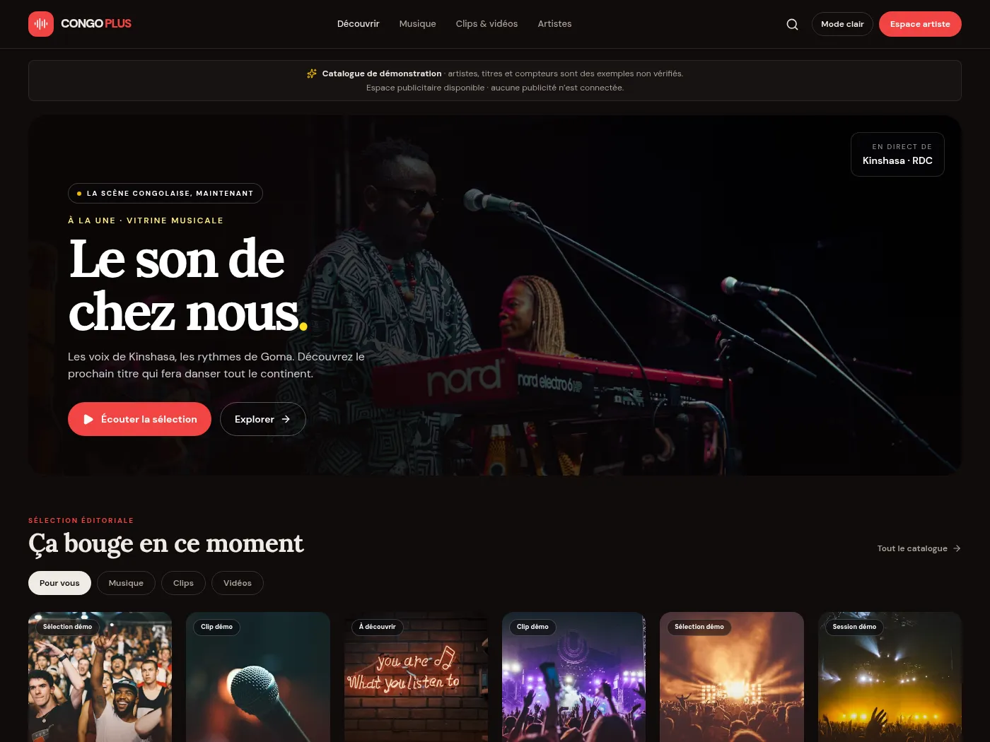 CONGO PLUS Music Hub
