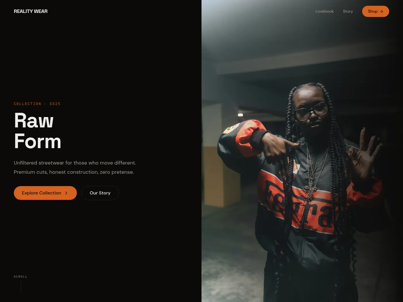 Reality Wear Website