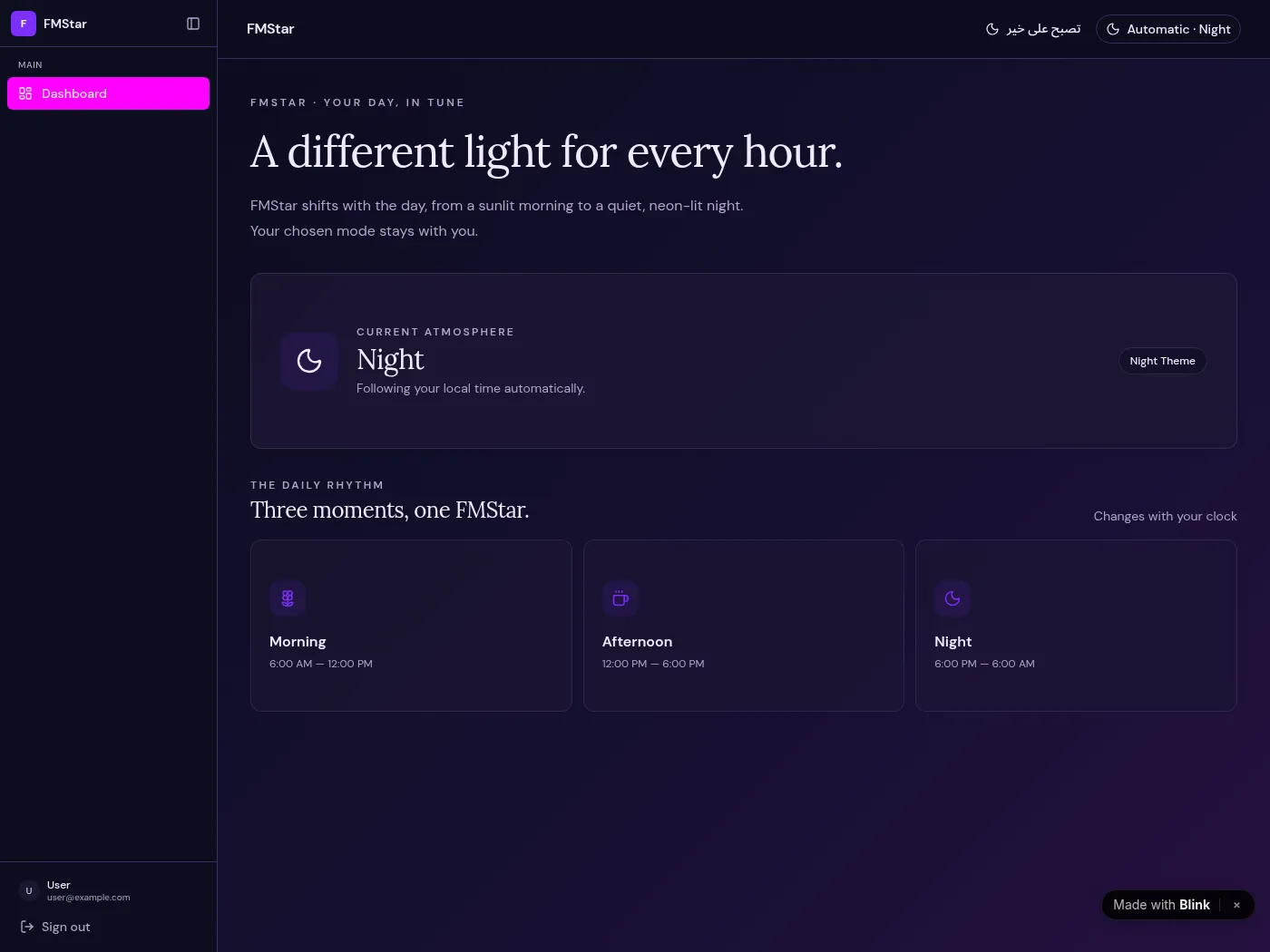 FMStar Dynamic Time Themes