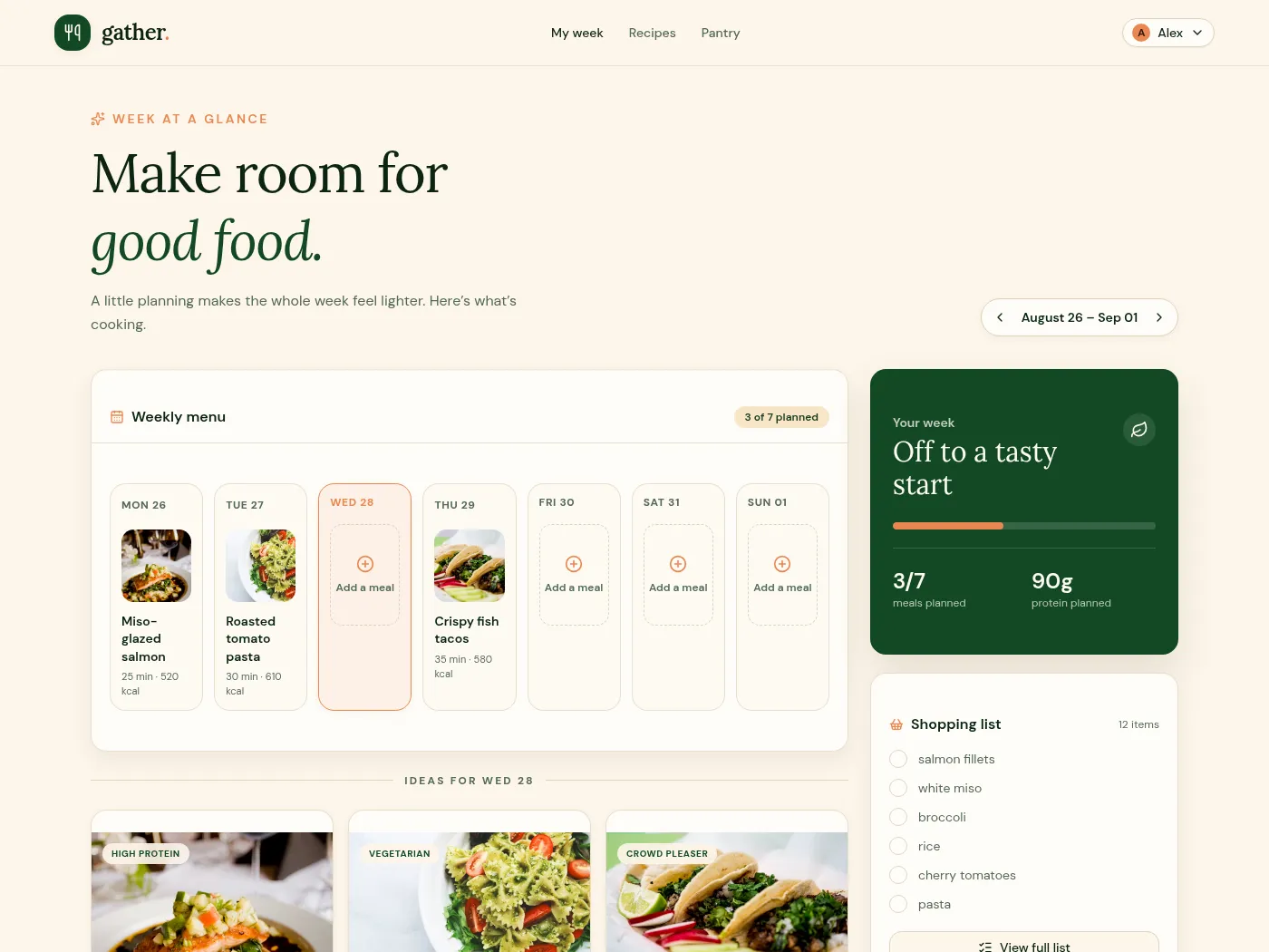 Smart Meal Planner