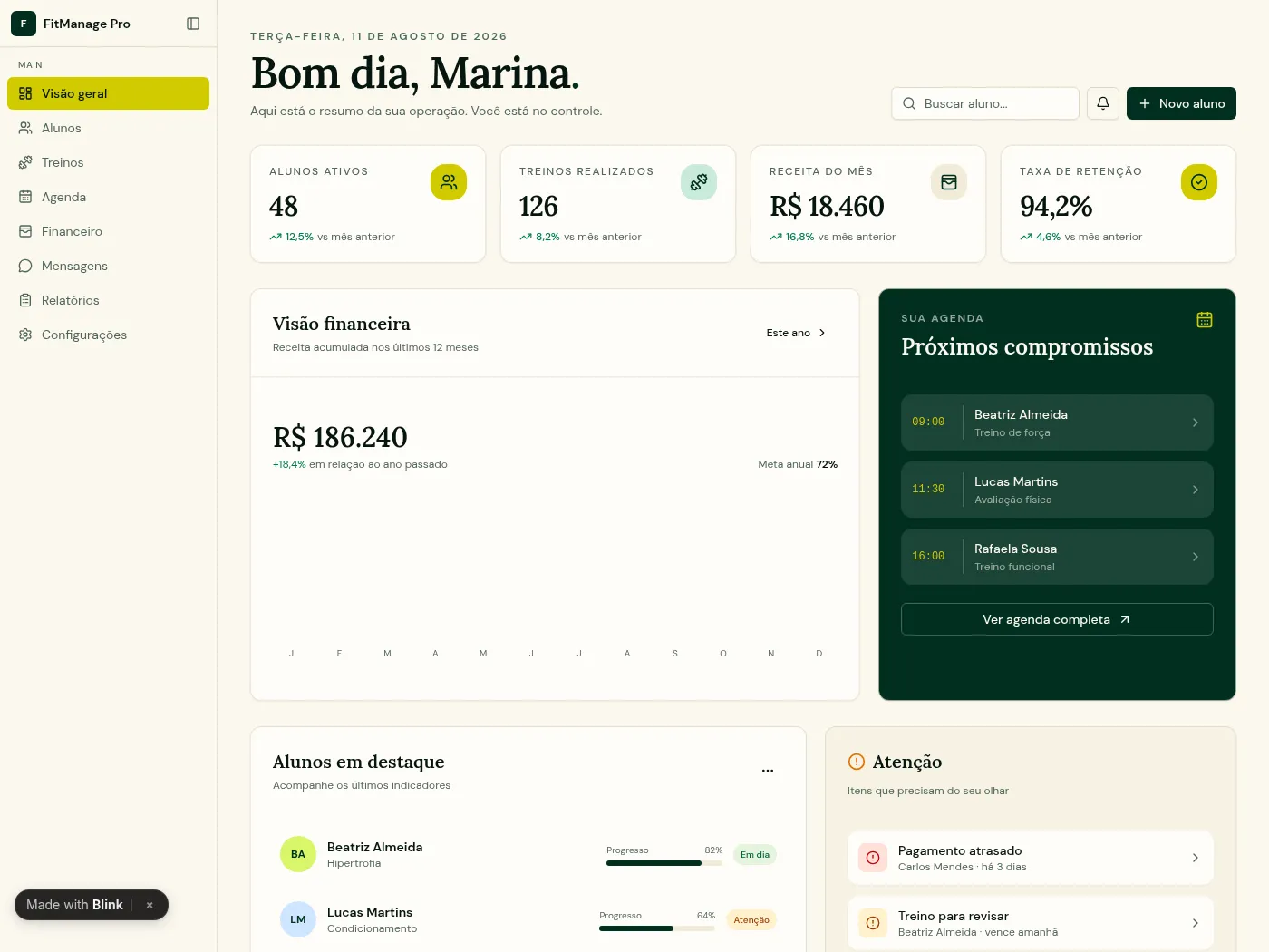 FitManage Pro SaaS