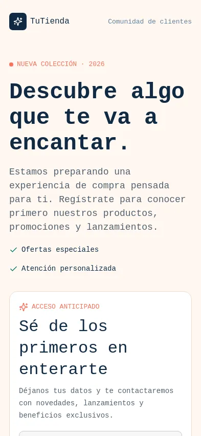 LeadGen Tienda Móvil