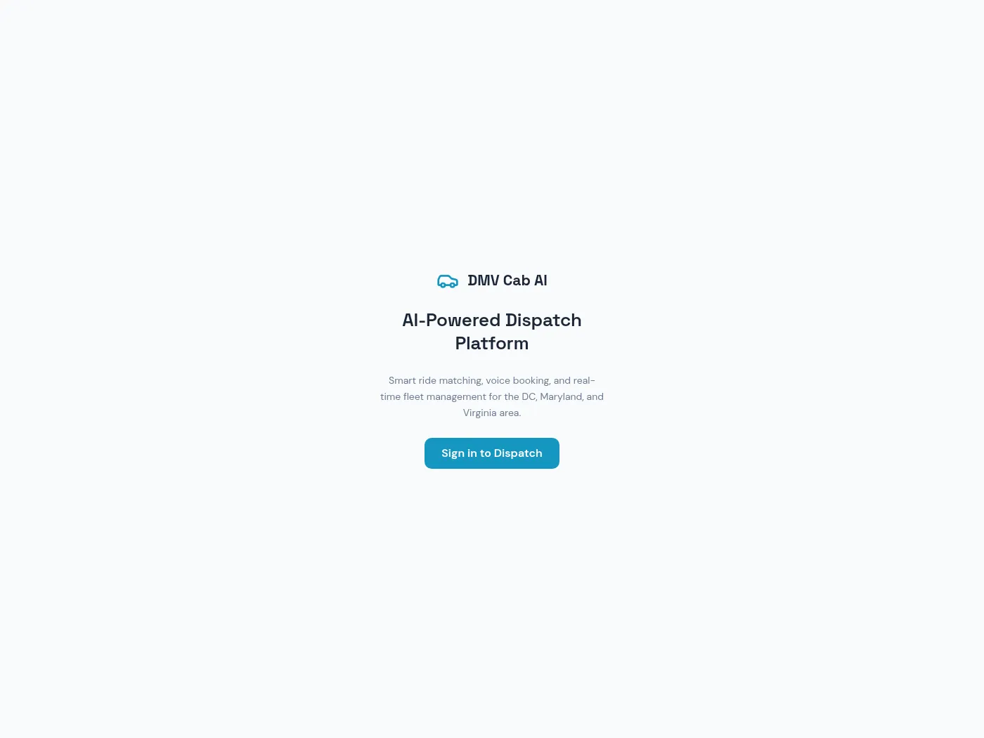 DMV Cab AI Platform