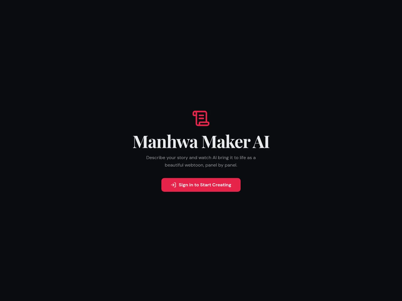 Manhwa Maker AI