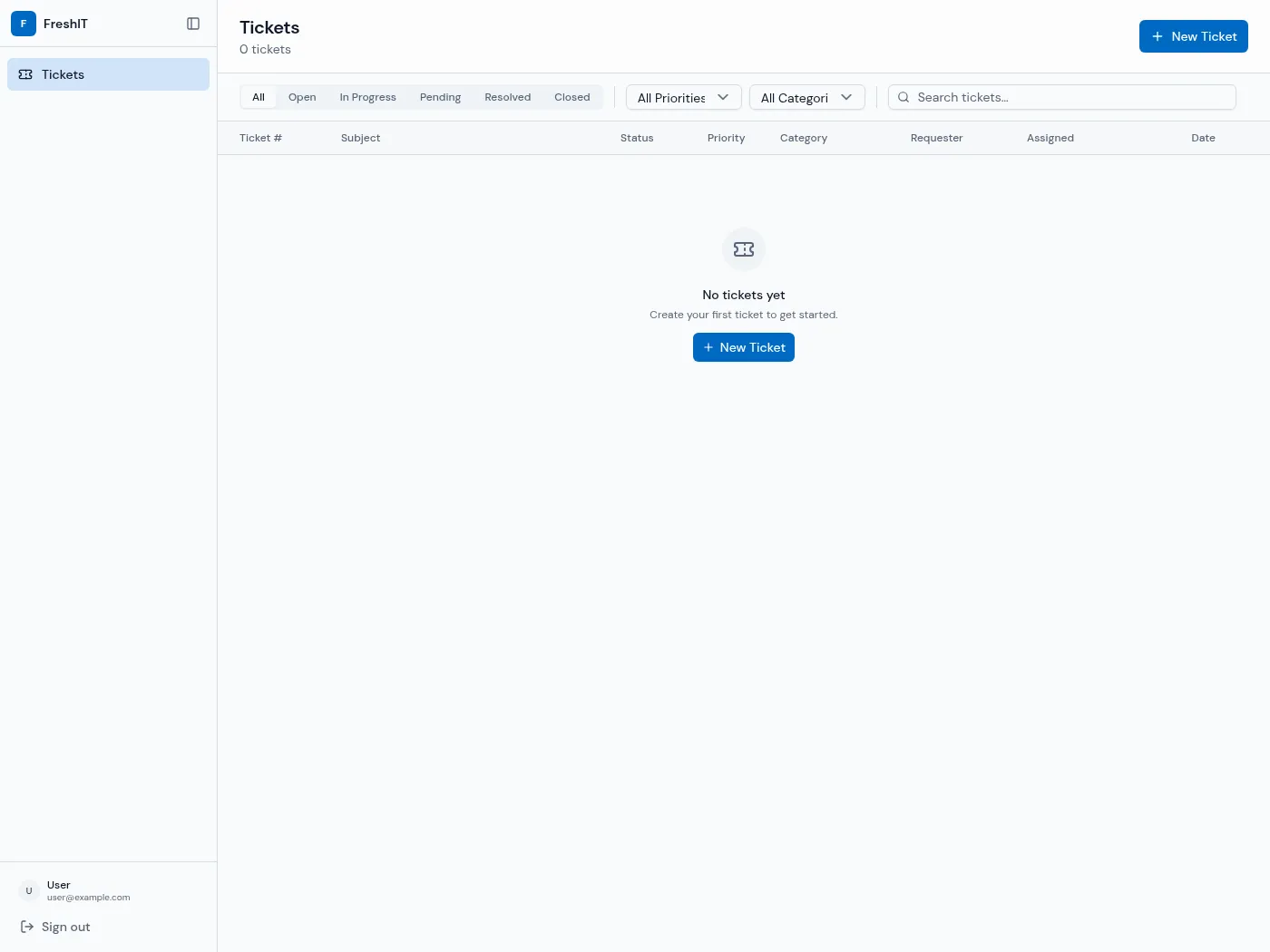 FreshIT Service Desk