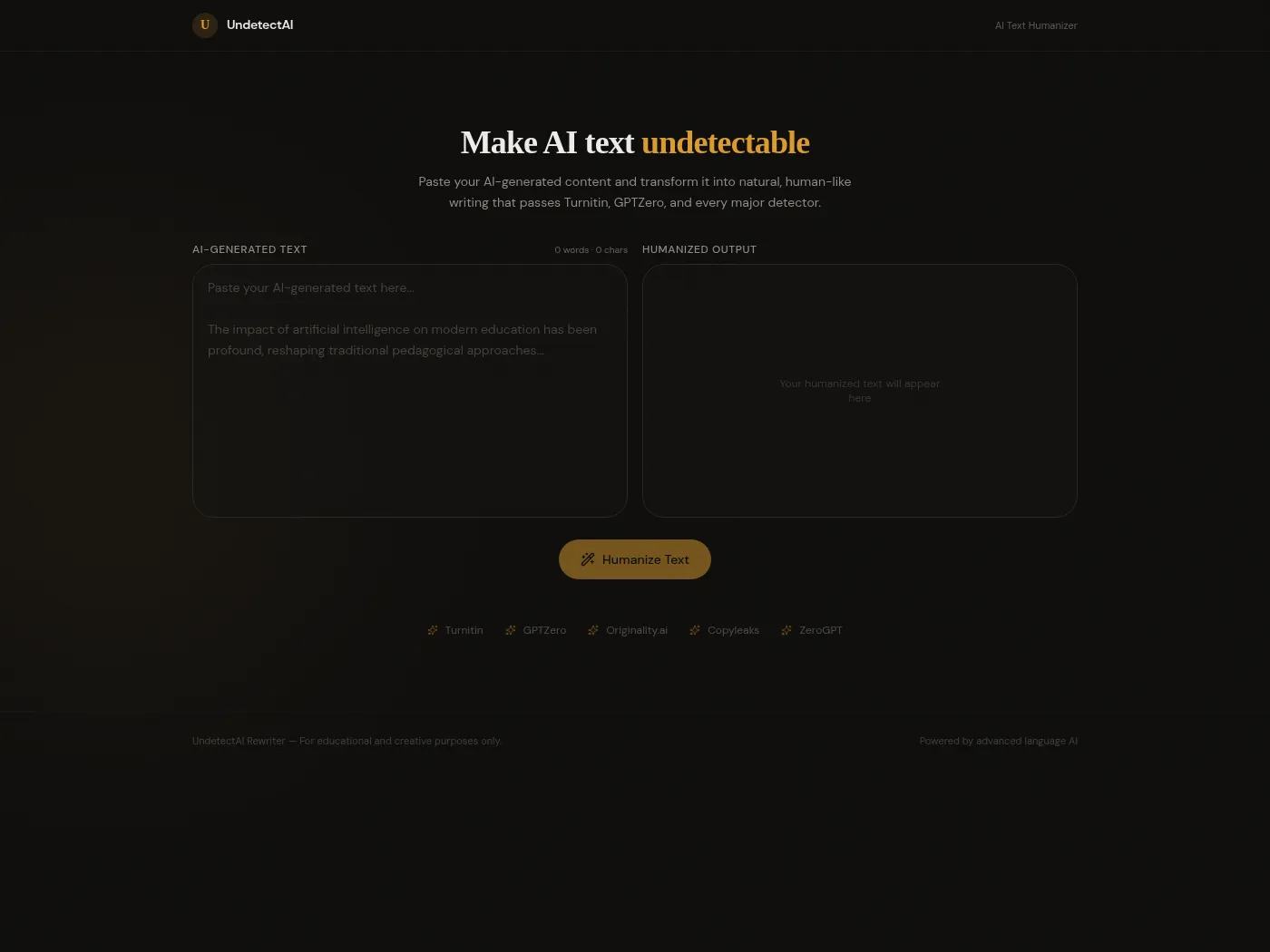 UndetectAI Rewriter