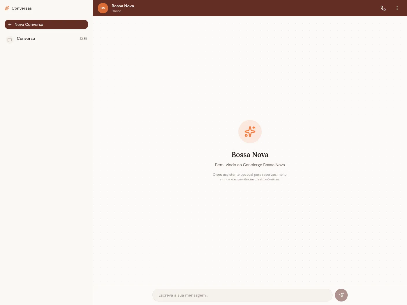 Bossa Nova Concierge AI