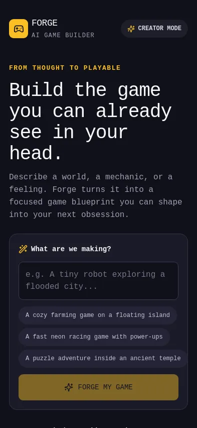 AI Game Builder