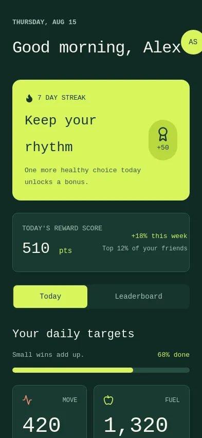 FitRewards Tracker