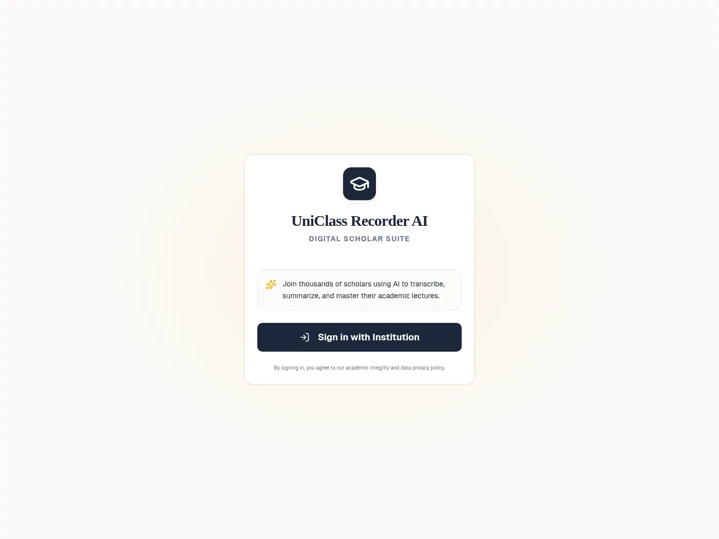 UniClass Recorder AI