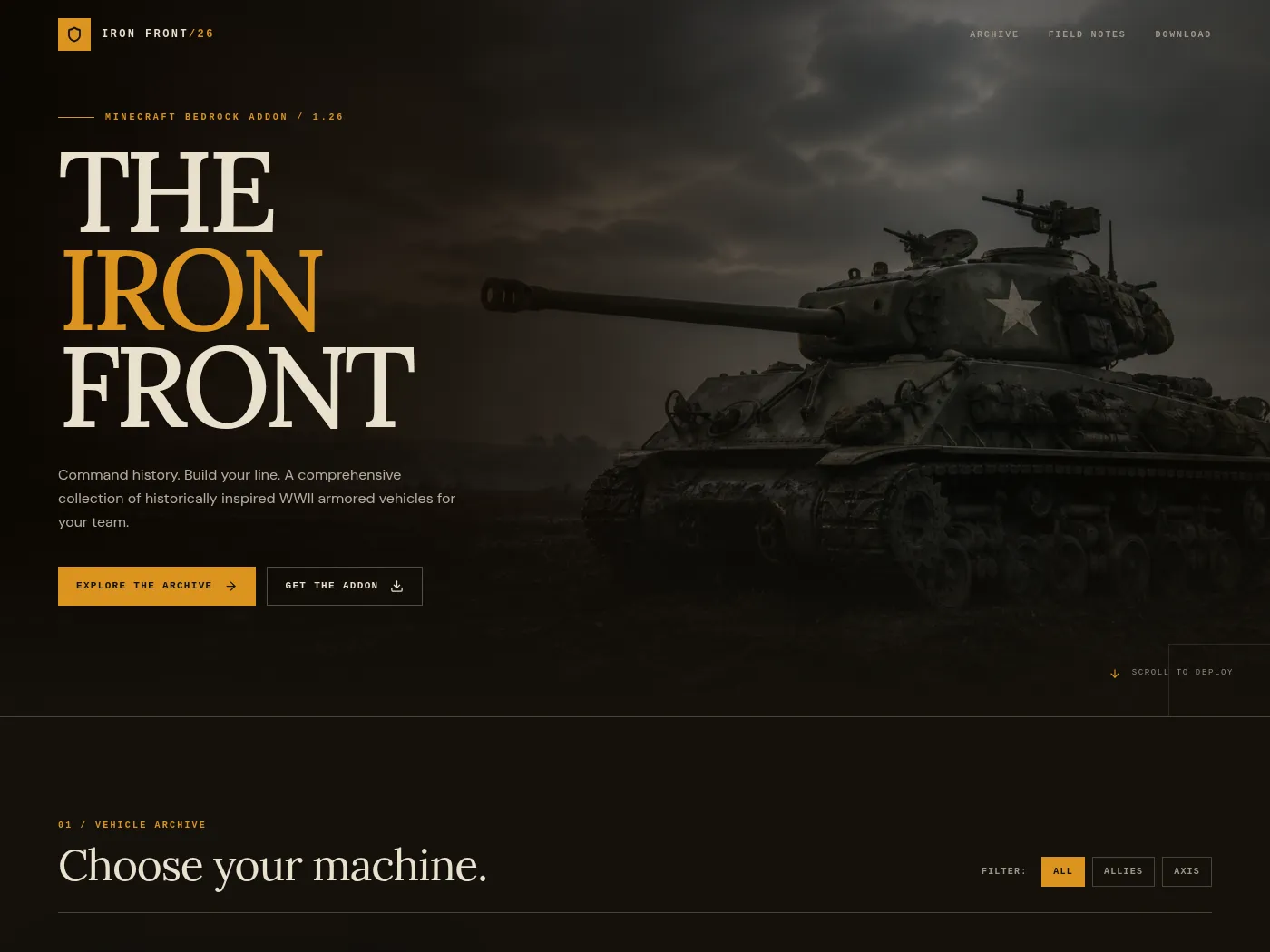 WWII Tanks Addon