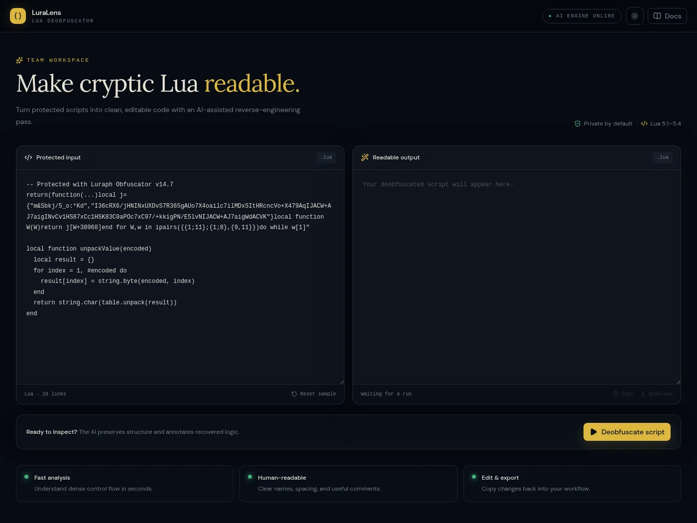 Luraph Lua Deobfuscator
