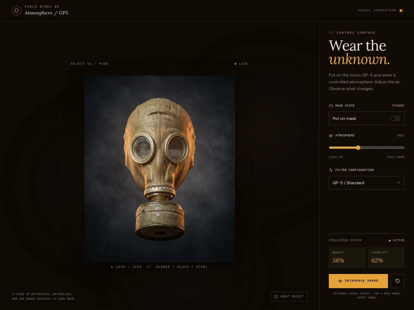 Virtual GP5 Gas Mask