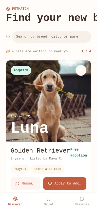 PetMatch Mobile