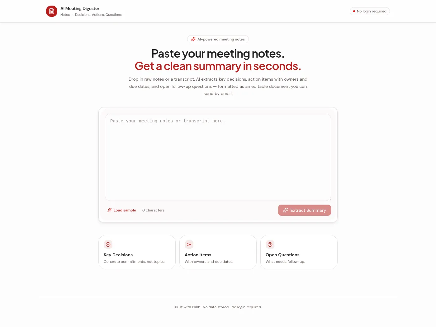 AI Meeting Digestor