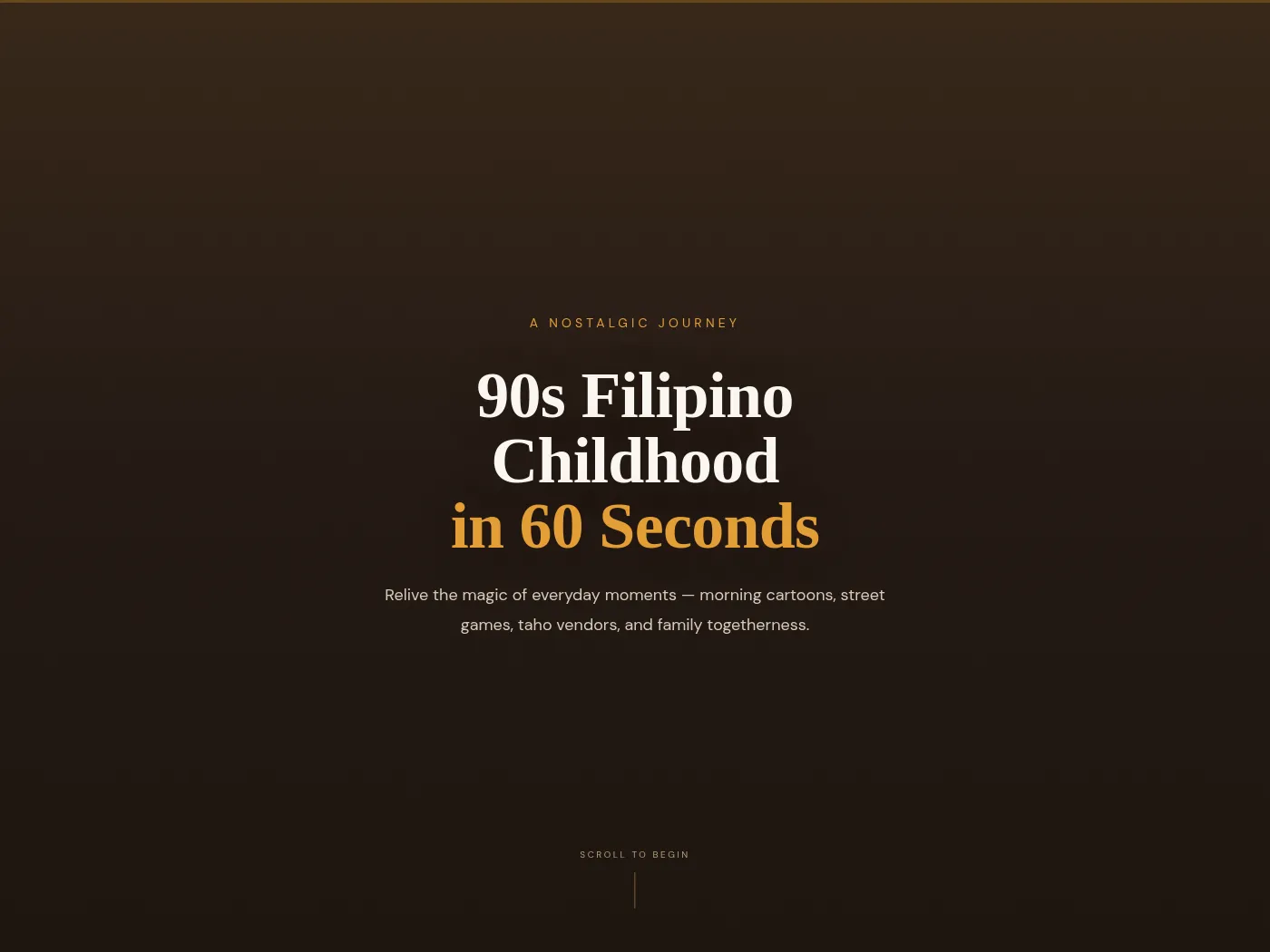 Pinoy 90s Nostalgia Reel