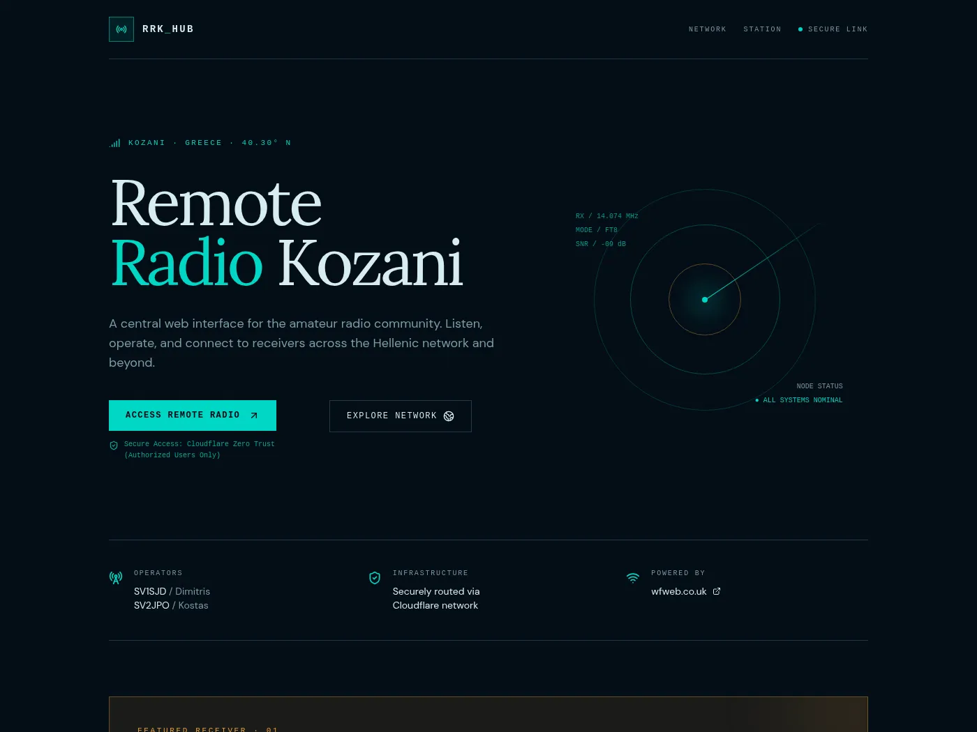 Remote Radio Kozani Hub