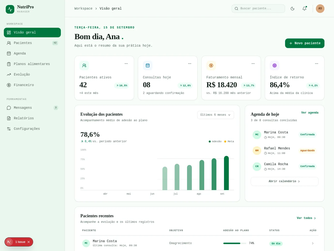 NutriPro Manager