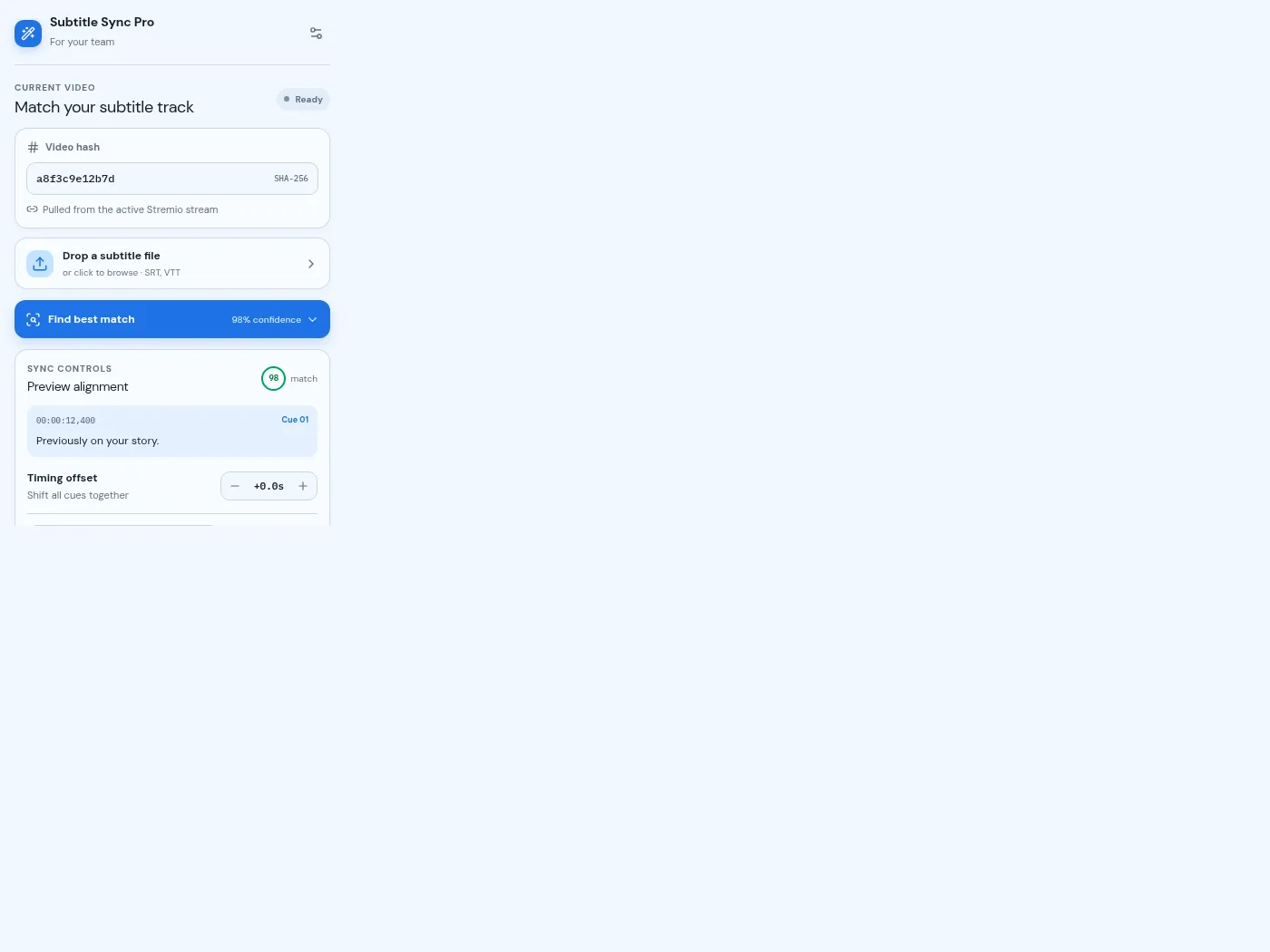 Subtitle Sync Pro