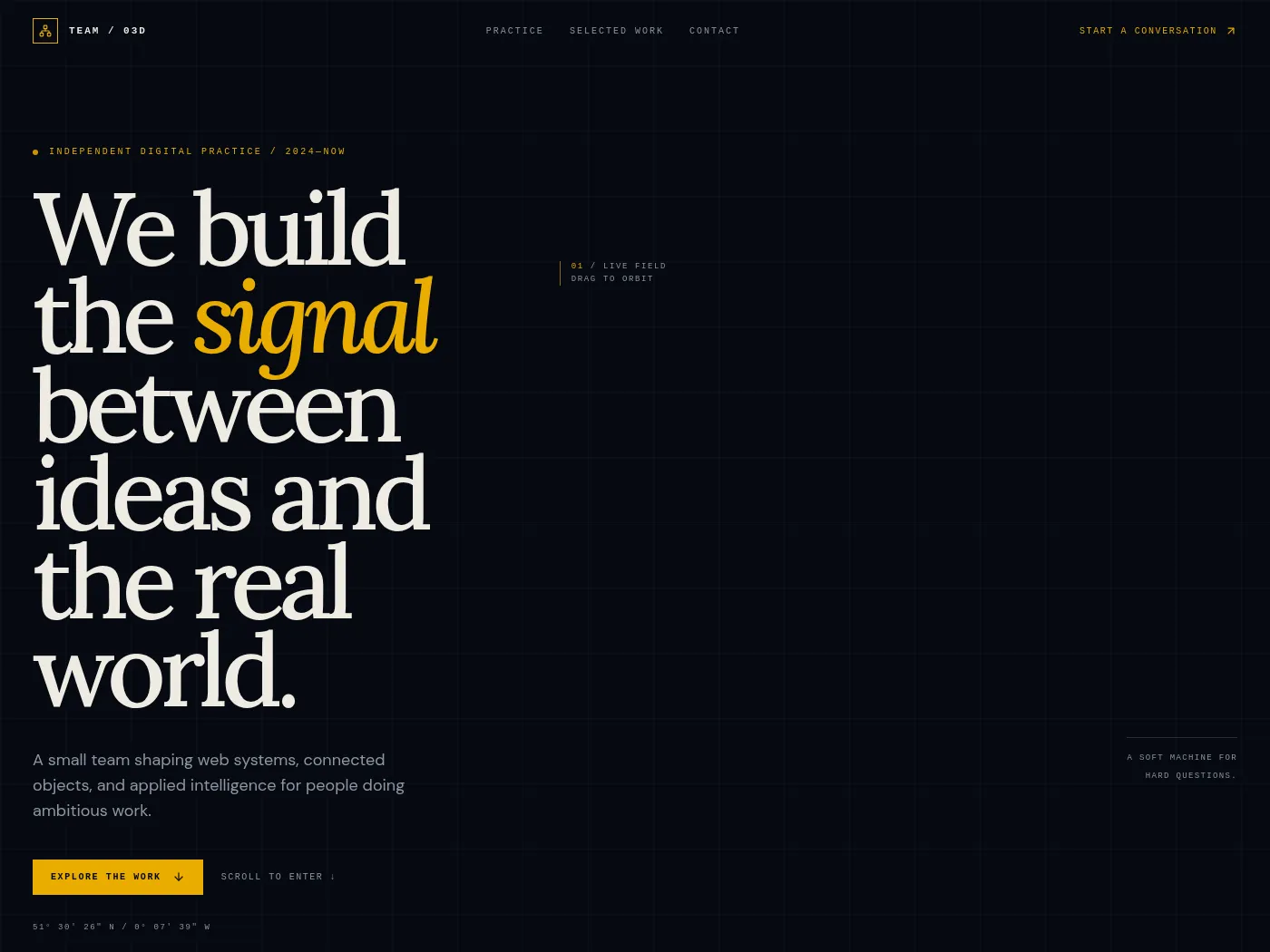 Immersive 3D CV Portfolio