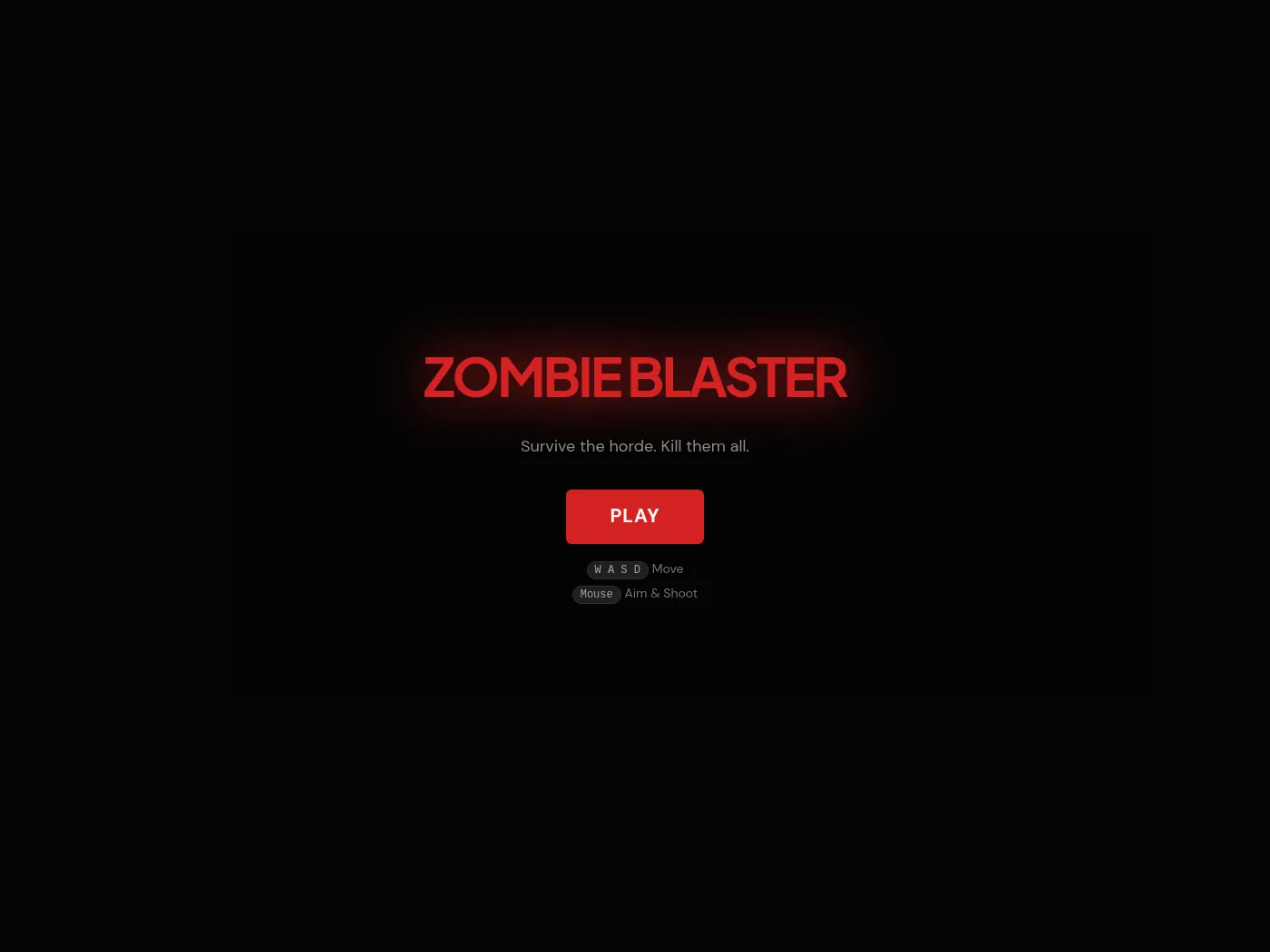 Zombie Blaster Game