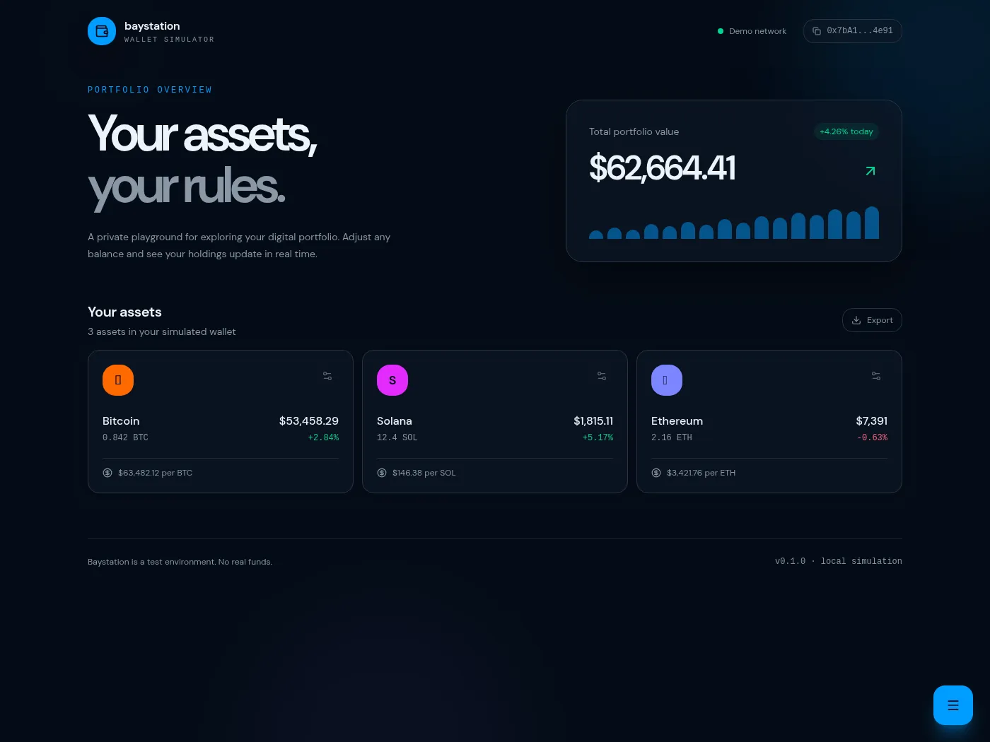 Baystation Crypto Wallet