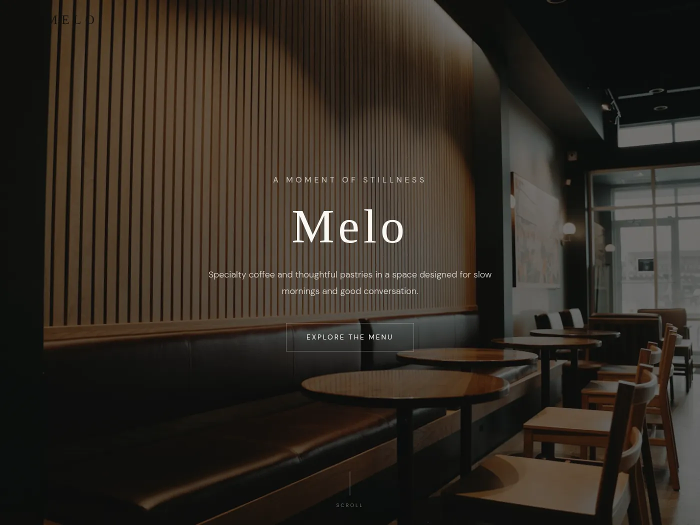 Melo Cafe Web App