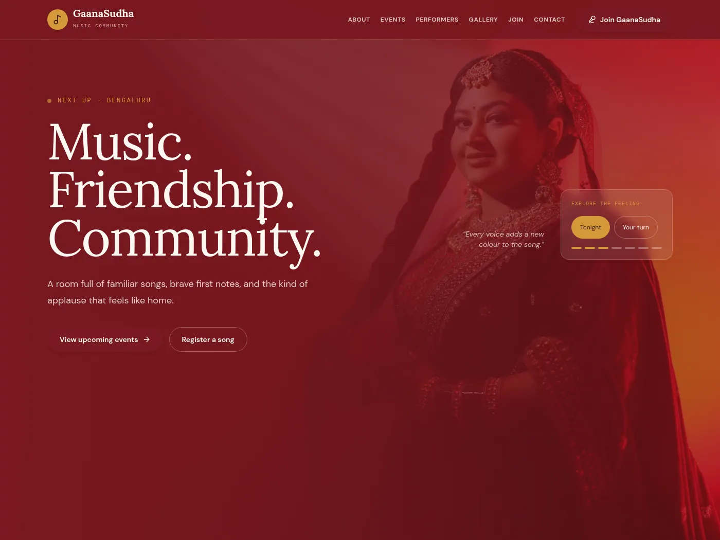 GaanaSudha Music Community Site