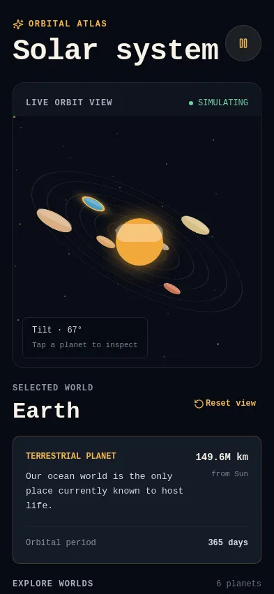 Solar System Explorer