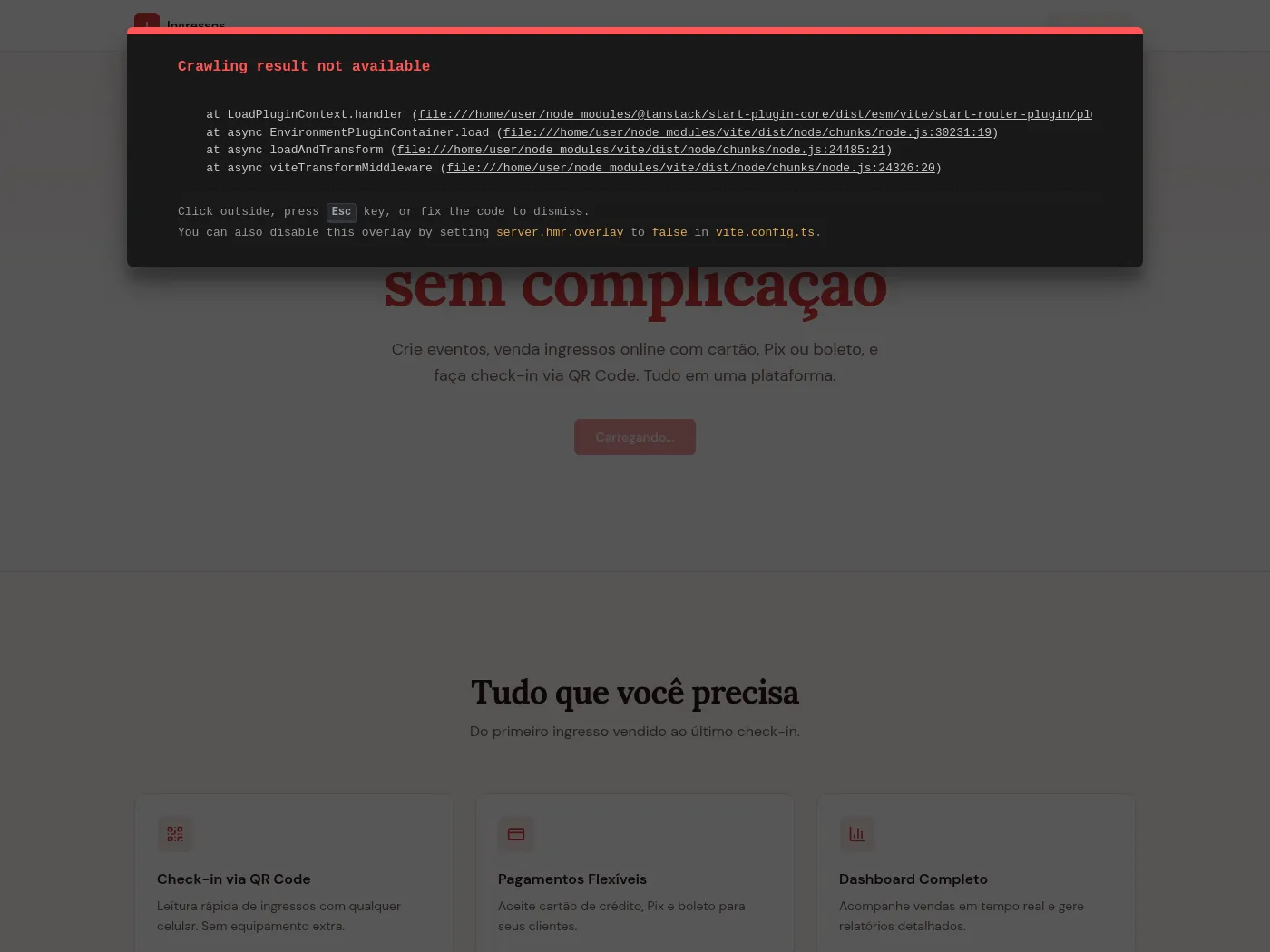 Ingressos SaaS QR