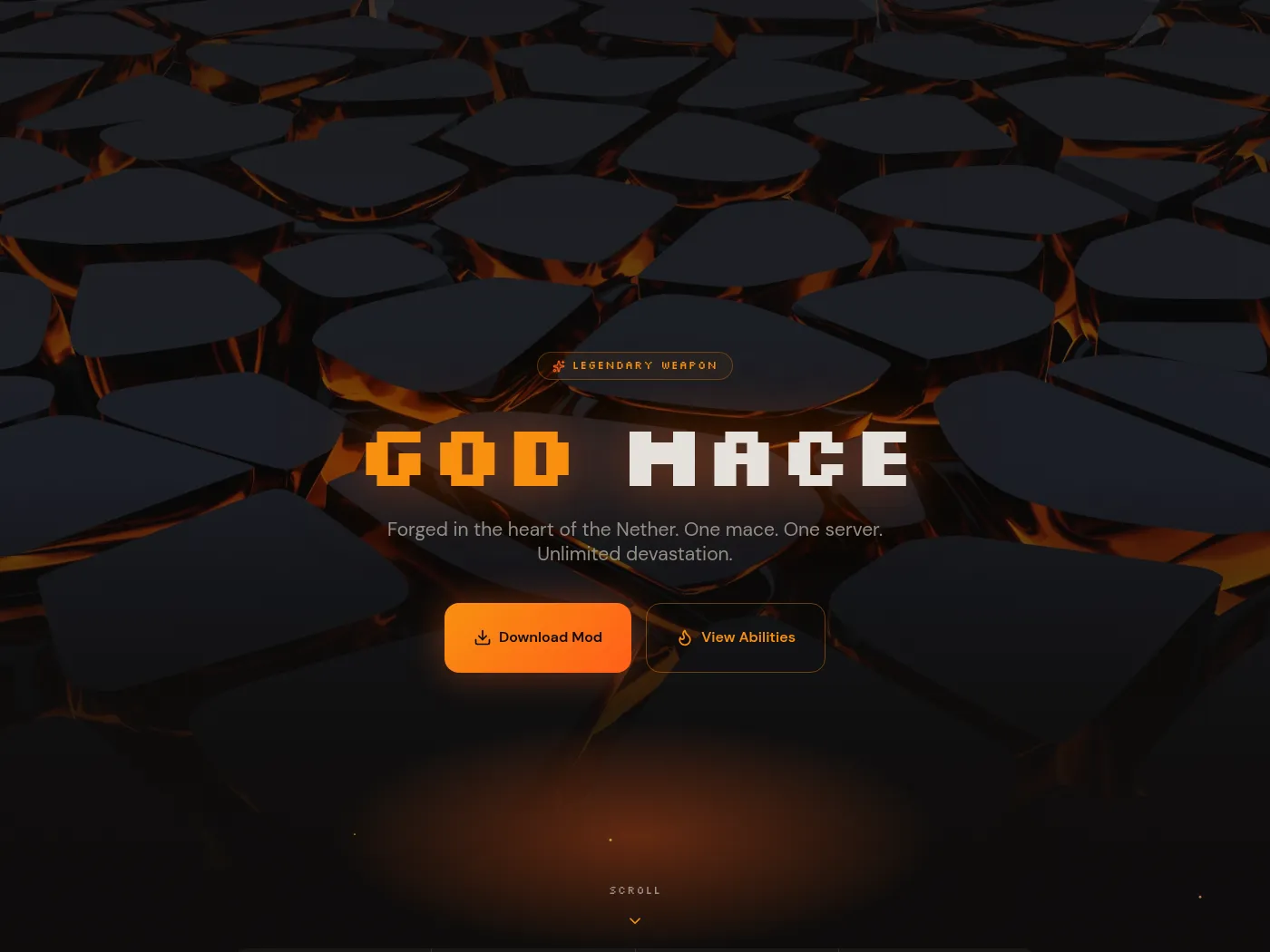 God Mace Minecraft Mod