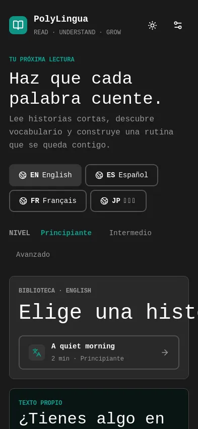 PolyLingua Reader
