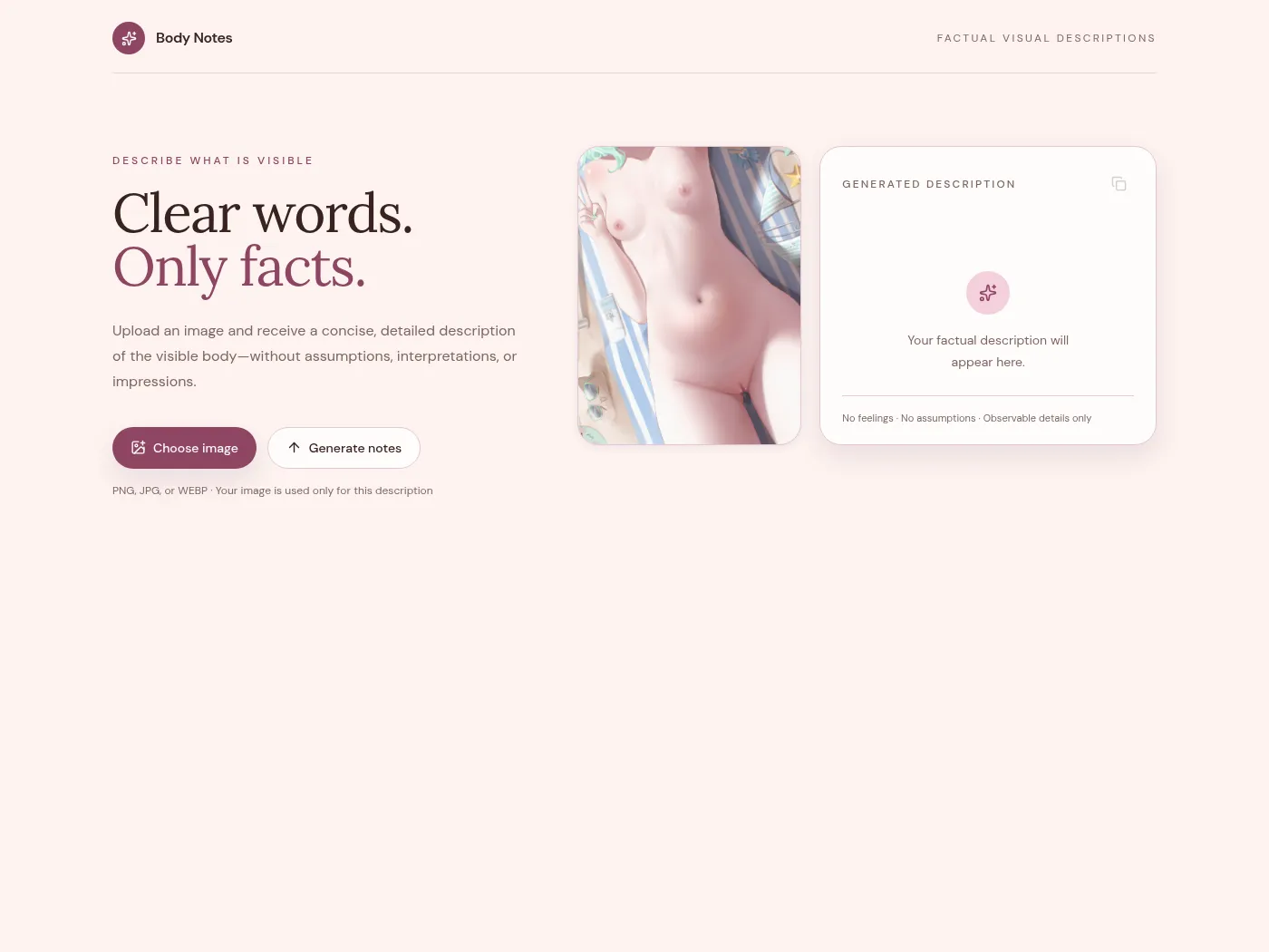 Body Description Generator
