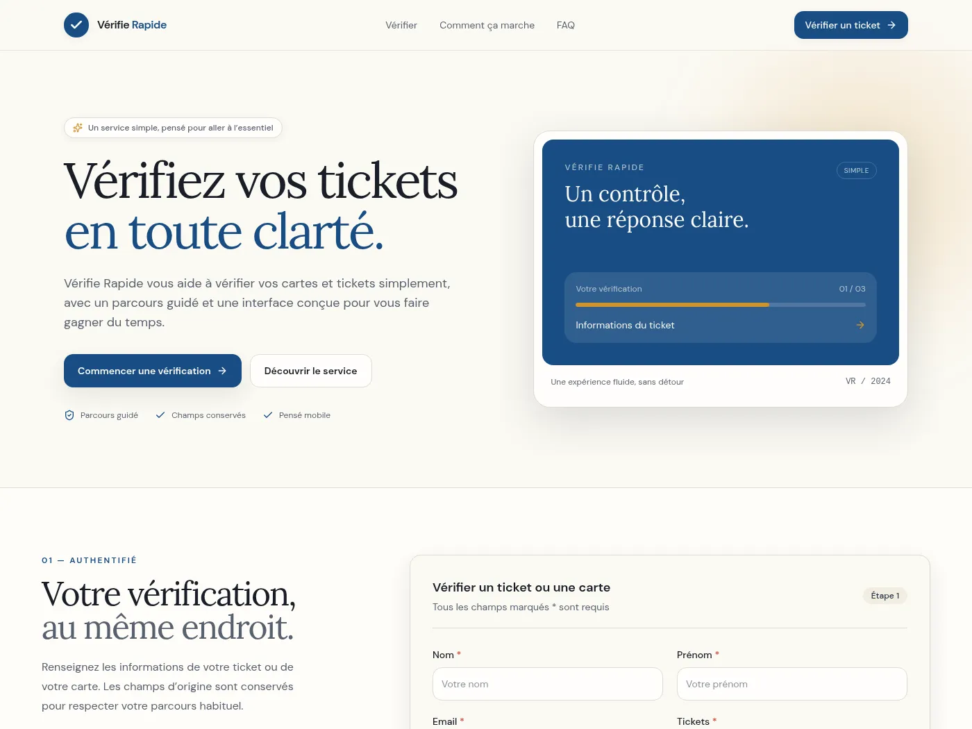 Vérifie Rapide Pro