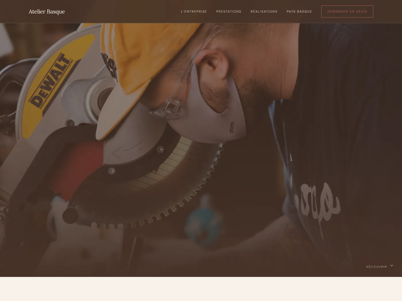 Menuisier Basque Premium Site