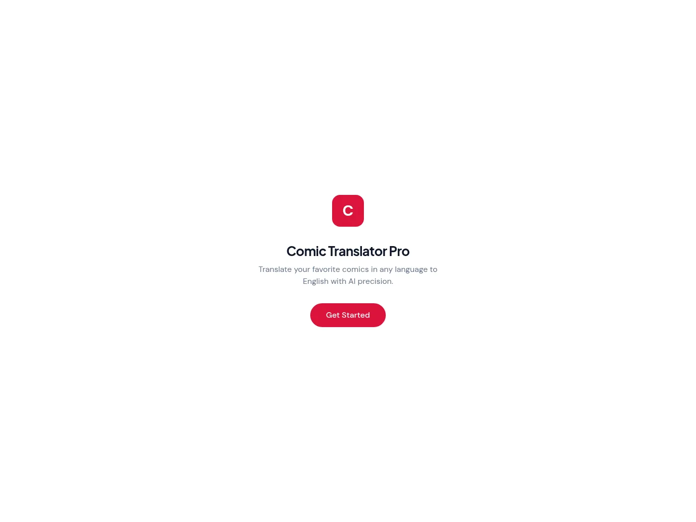 Comic Translator Pro