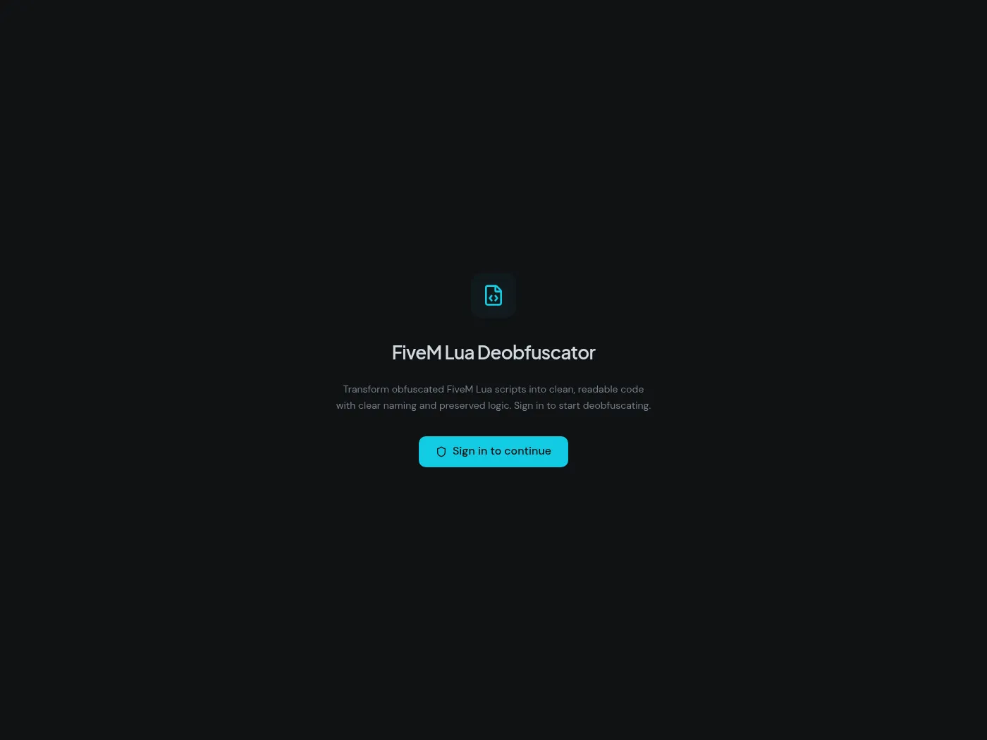 FiveM Lua Deobfuscator